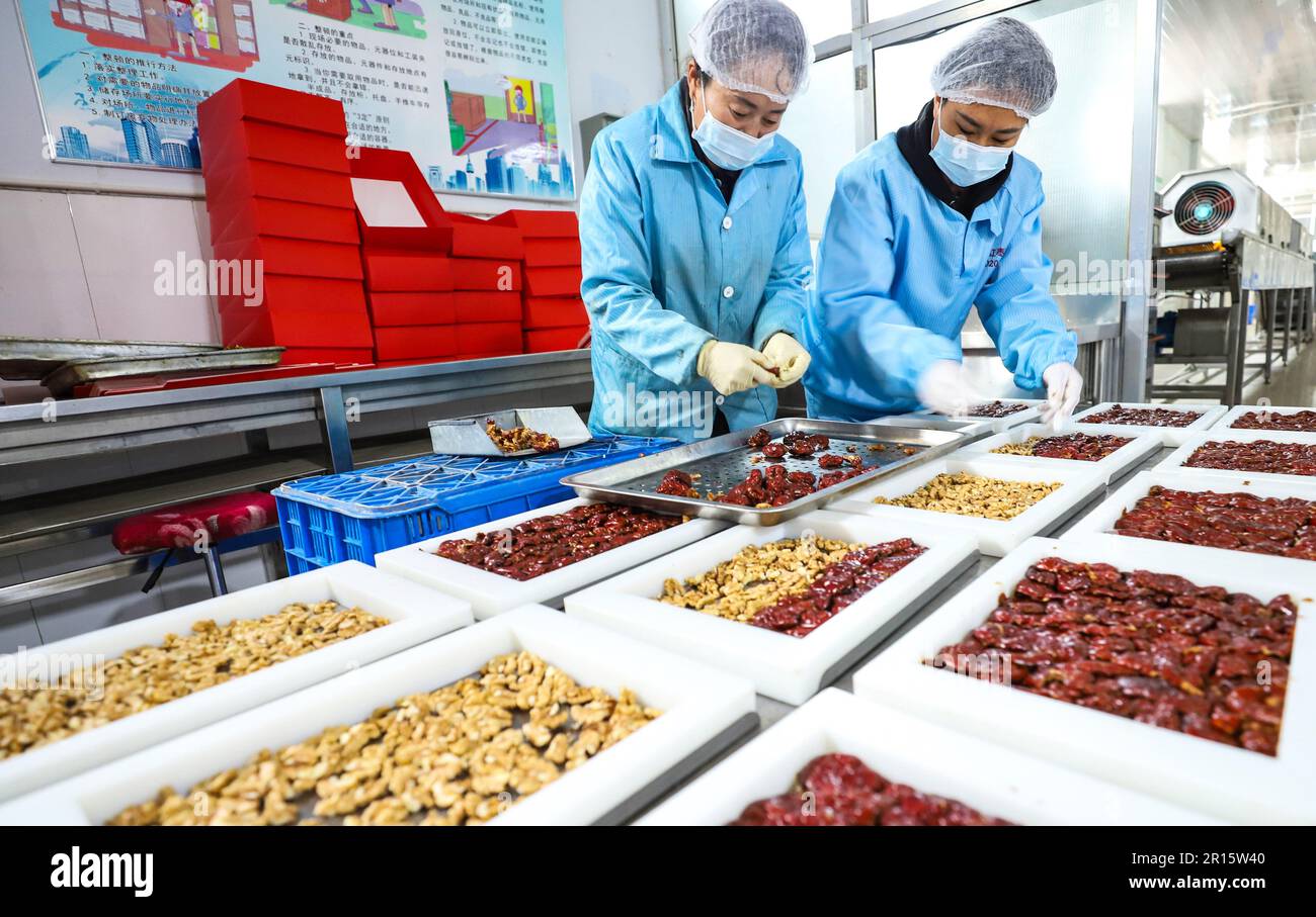Zhangye, China. 10th May, 2023. ZHANGYE, CHINA - MAY 10, 2023 - Workers ...