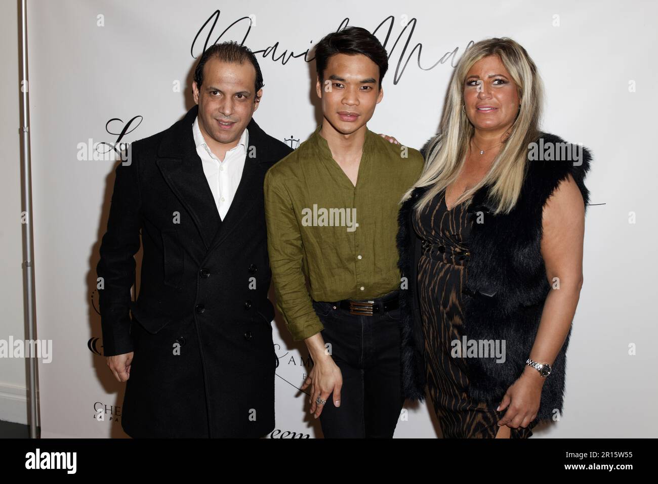 Paris, France. 11th May, 2023. A guest, Jeremy Bellet and Samia attend ...