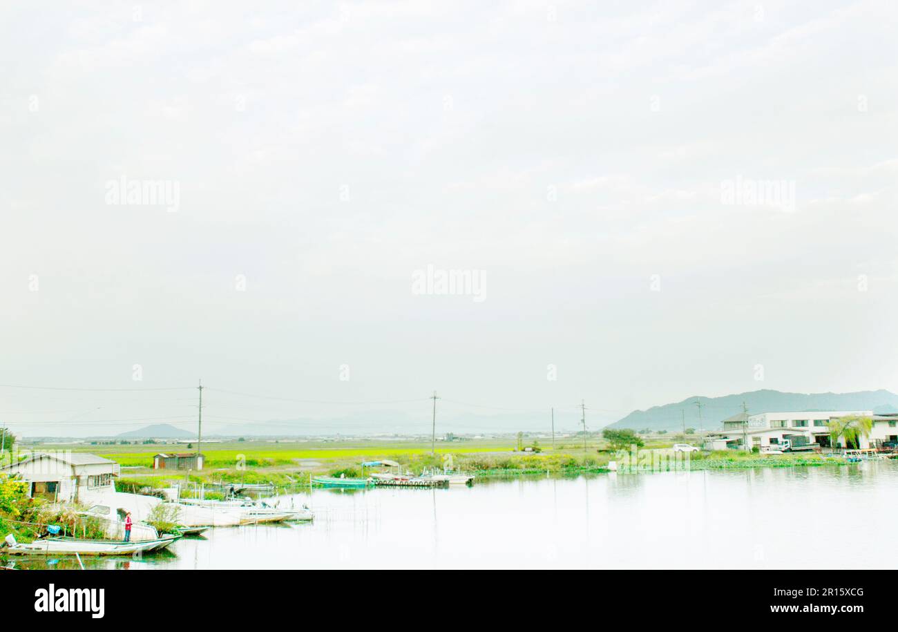 Lake Biwa shore Stock Photo - Alamy