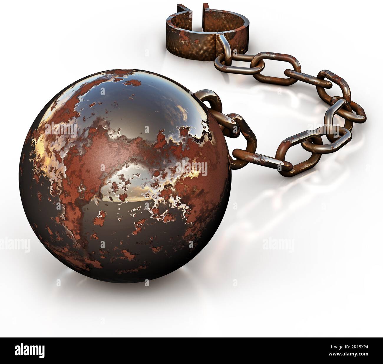 3d rendering of a freedom concept Stock Photo - Alamy