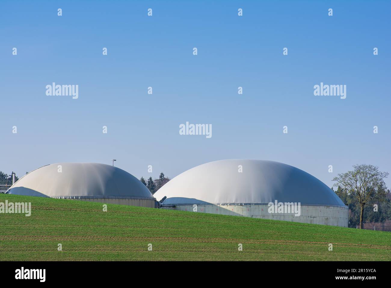 Sustainable resources with bio gas Stock Photo - Alamy
