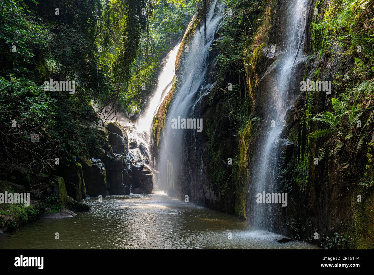 Small waterfalls near the Zongo waterfall, DR Congo Stock Photo - Alamy