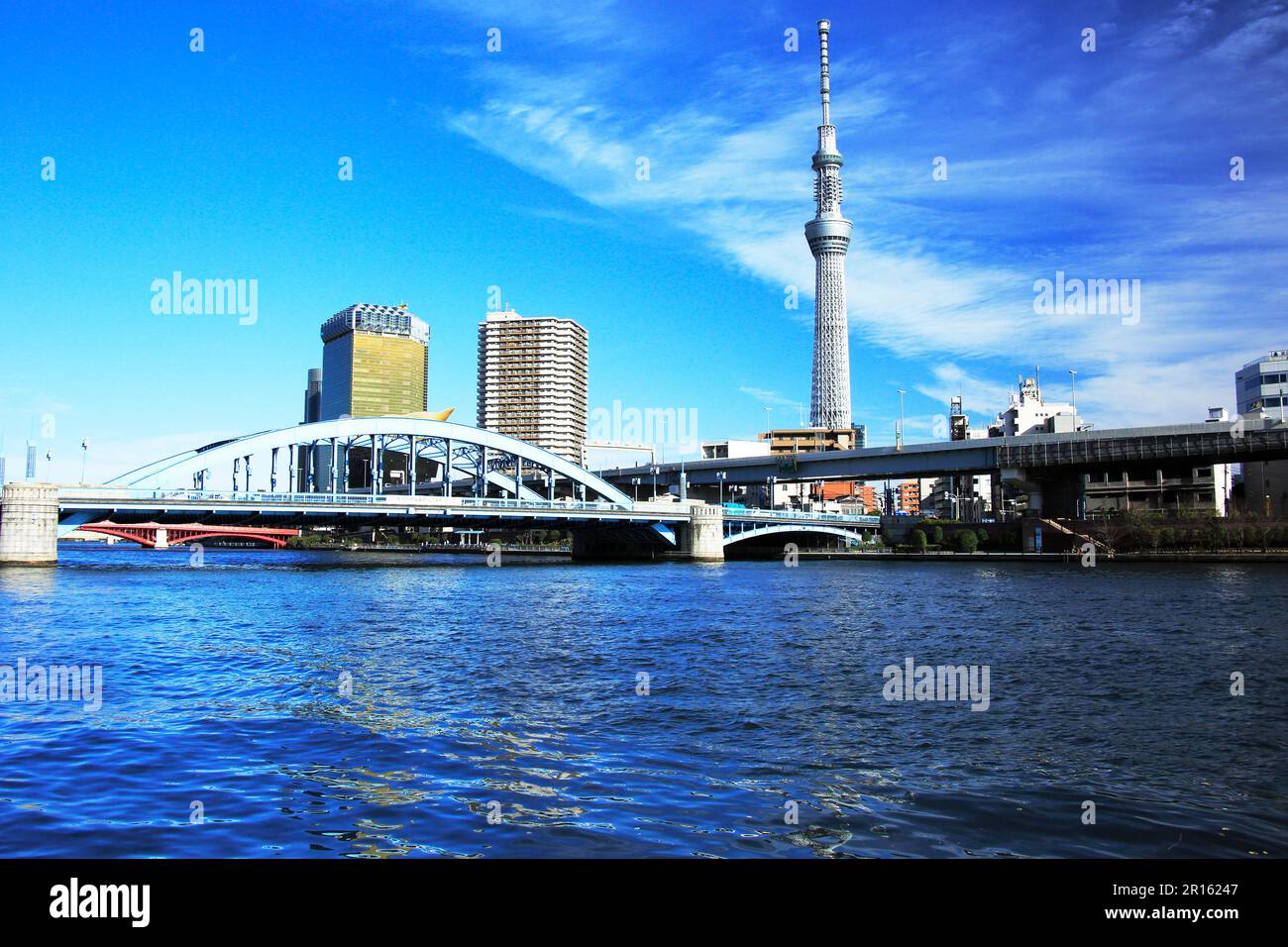 Sky Tree and Sumida River Stock Photo - Alamy