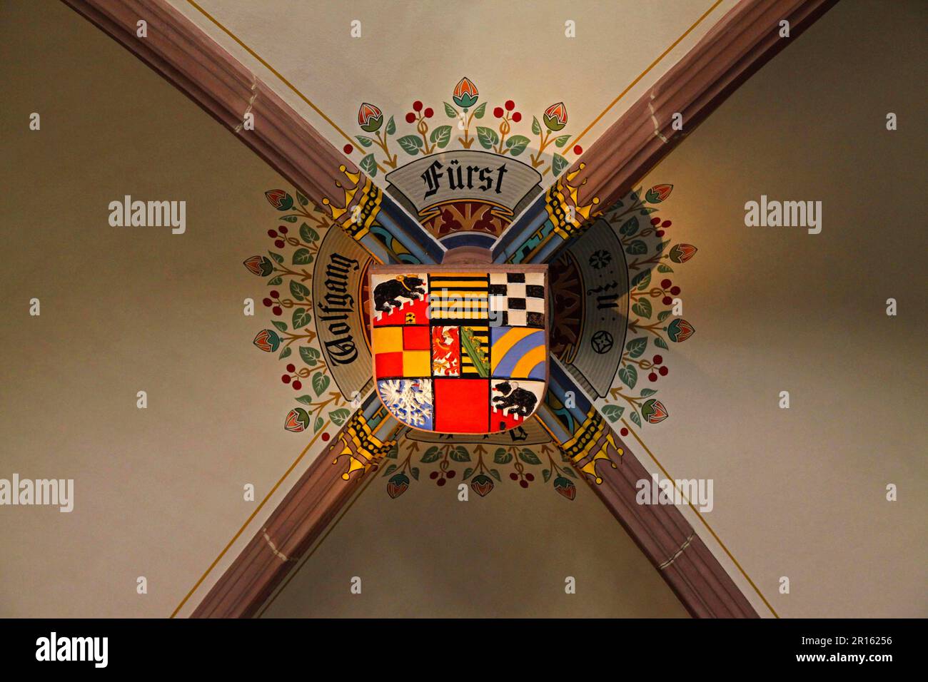 Melanchthon House, Memorial Hall, Ceiling Coat of Arms, Wolfgang Prince ...