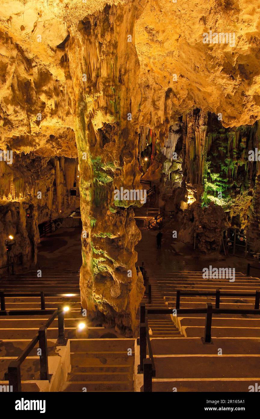 St Michael's Cave, U, K, Gibraltar Stock Photo - Alamy