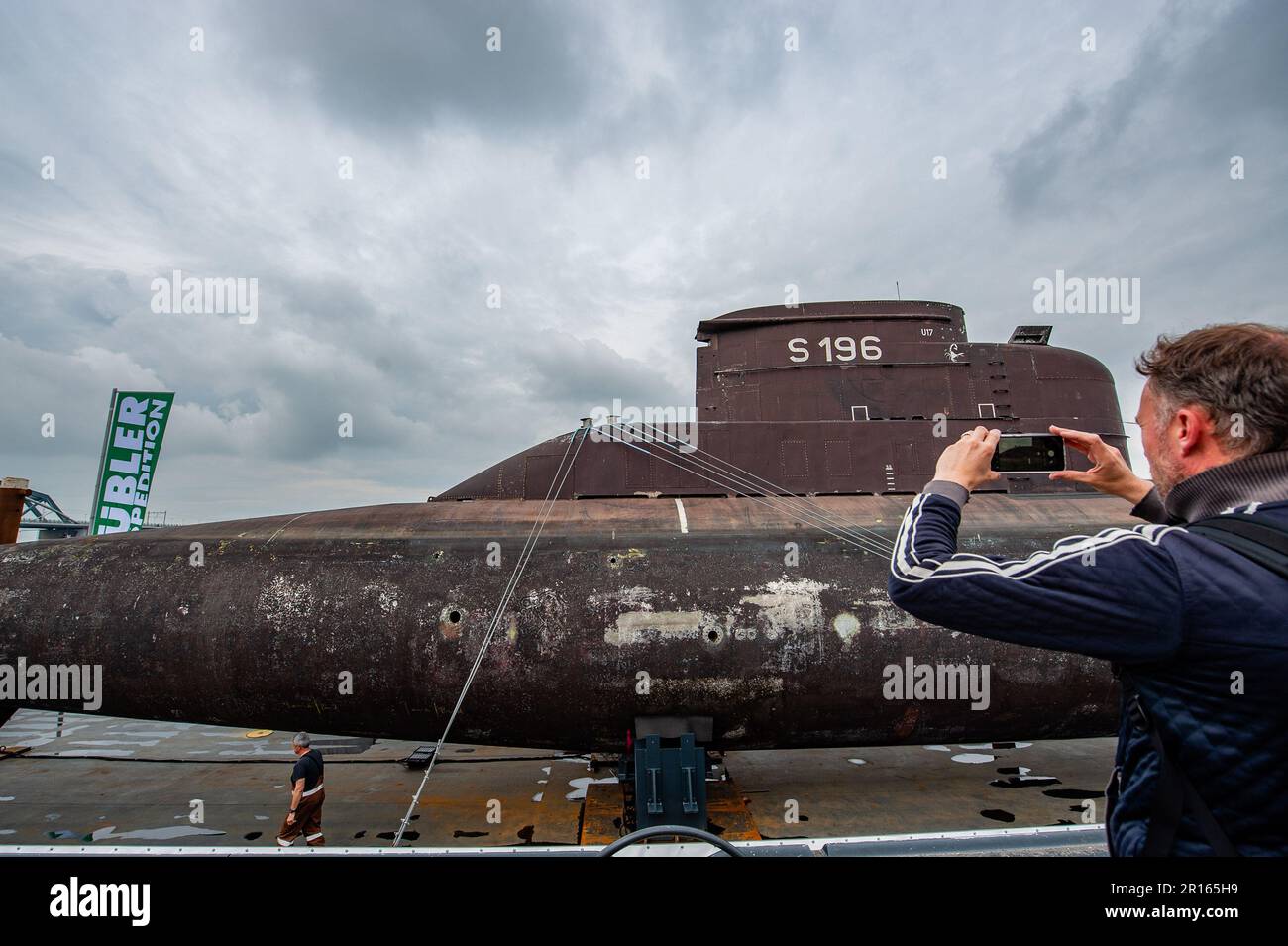 Nijmegen, Netherlands. 11th May, 2023. A man is seen taking a photo of ...