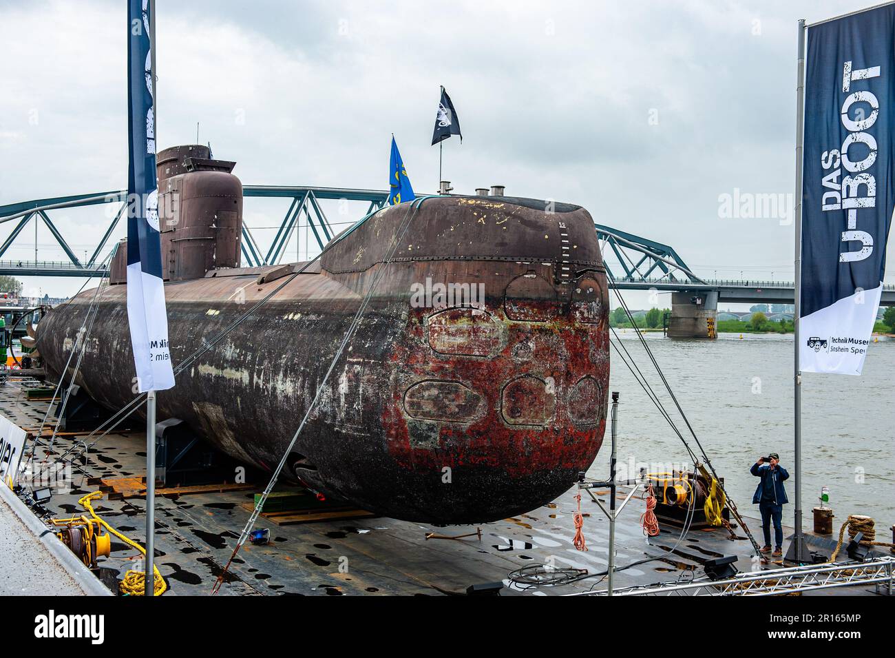 Nijmegen, Netherlands. 11th May, 2023. A man is seen taking a photo of ...