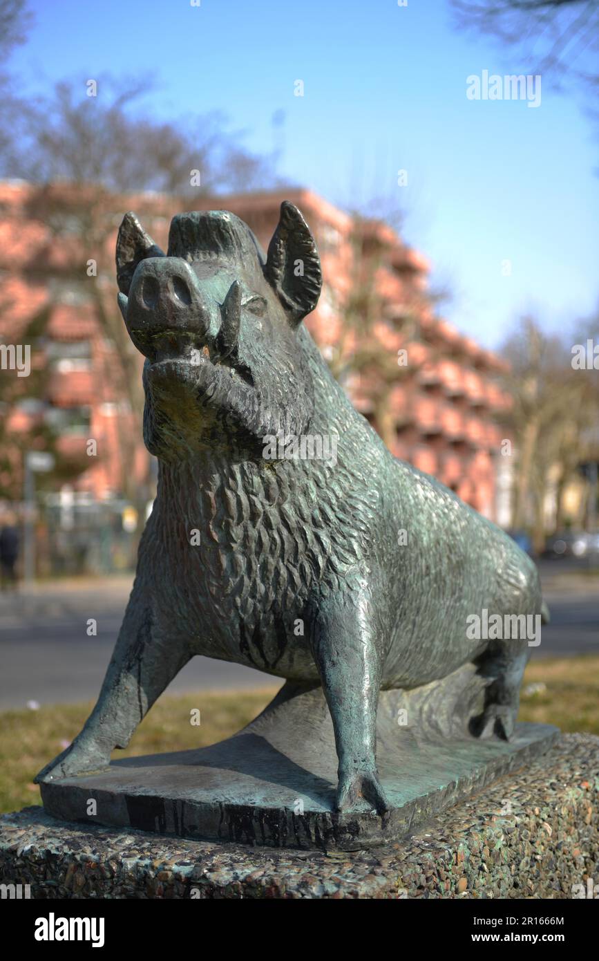 Wilder Eber, Platz am Wilden Eber, Dahlem, Berlin, Germany Stock Photo ...