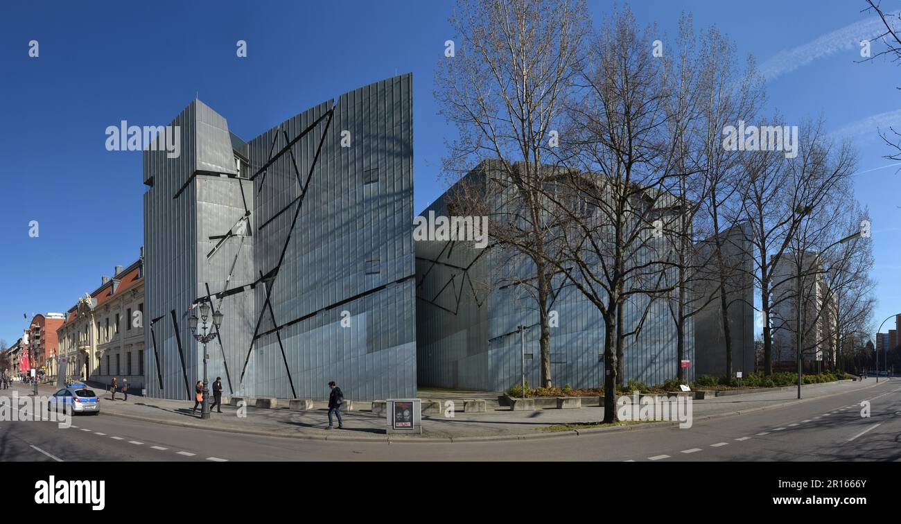 Jewish Museum, Lindenstrasse, Kreuzberg, Berlin, Germany Stock Photo ...