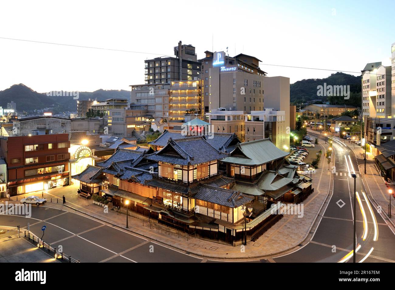 Dogo hot springs main hall Stock Photo - Alamy