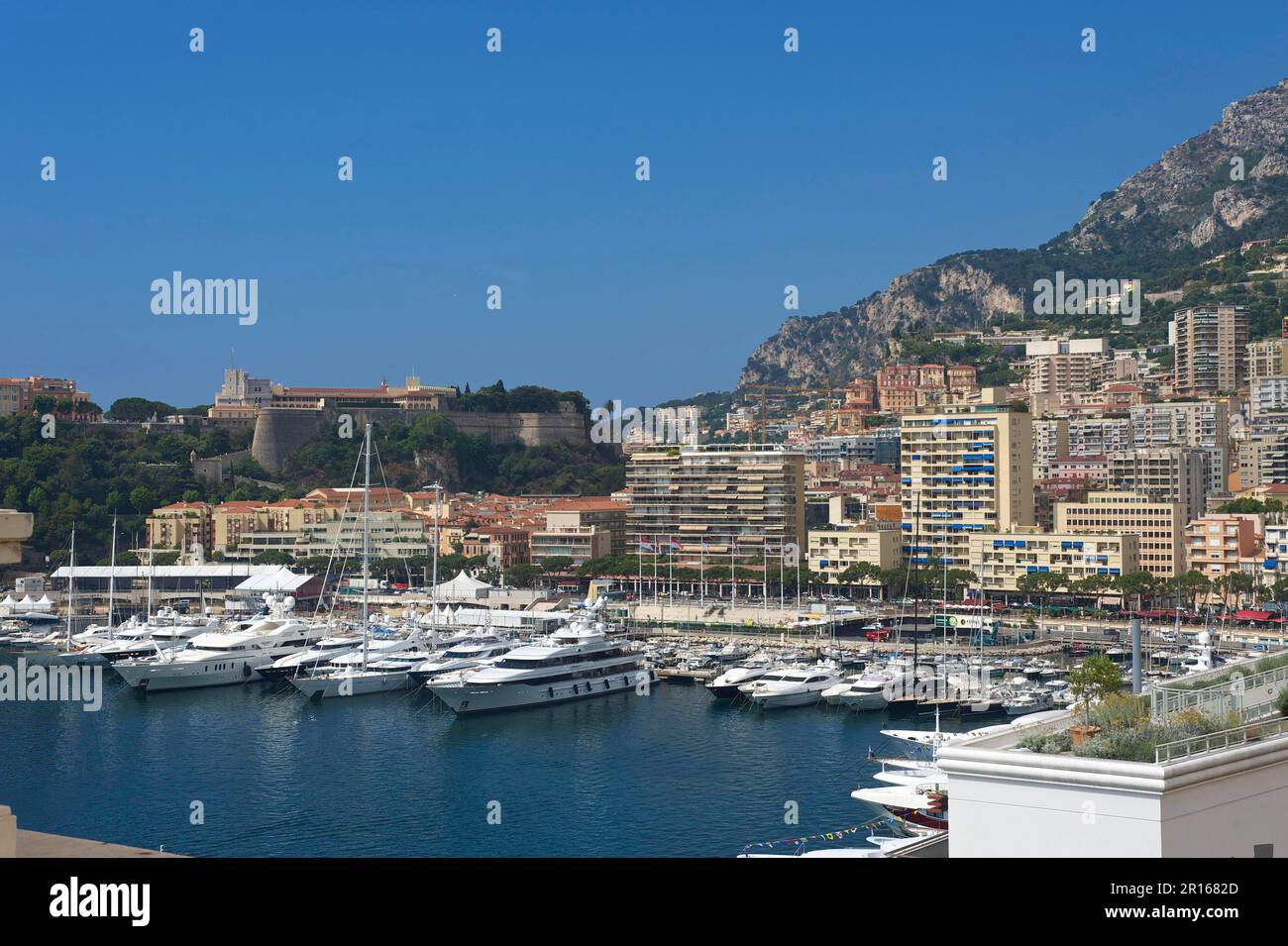 Marina of Monte Carlo, Principality of Monace, Cote d'Azur Stock Photo ...