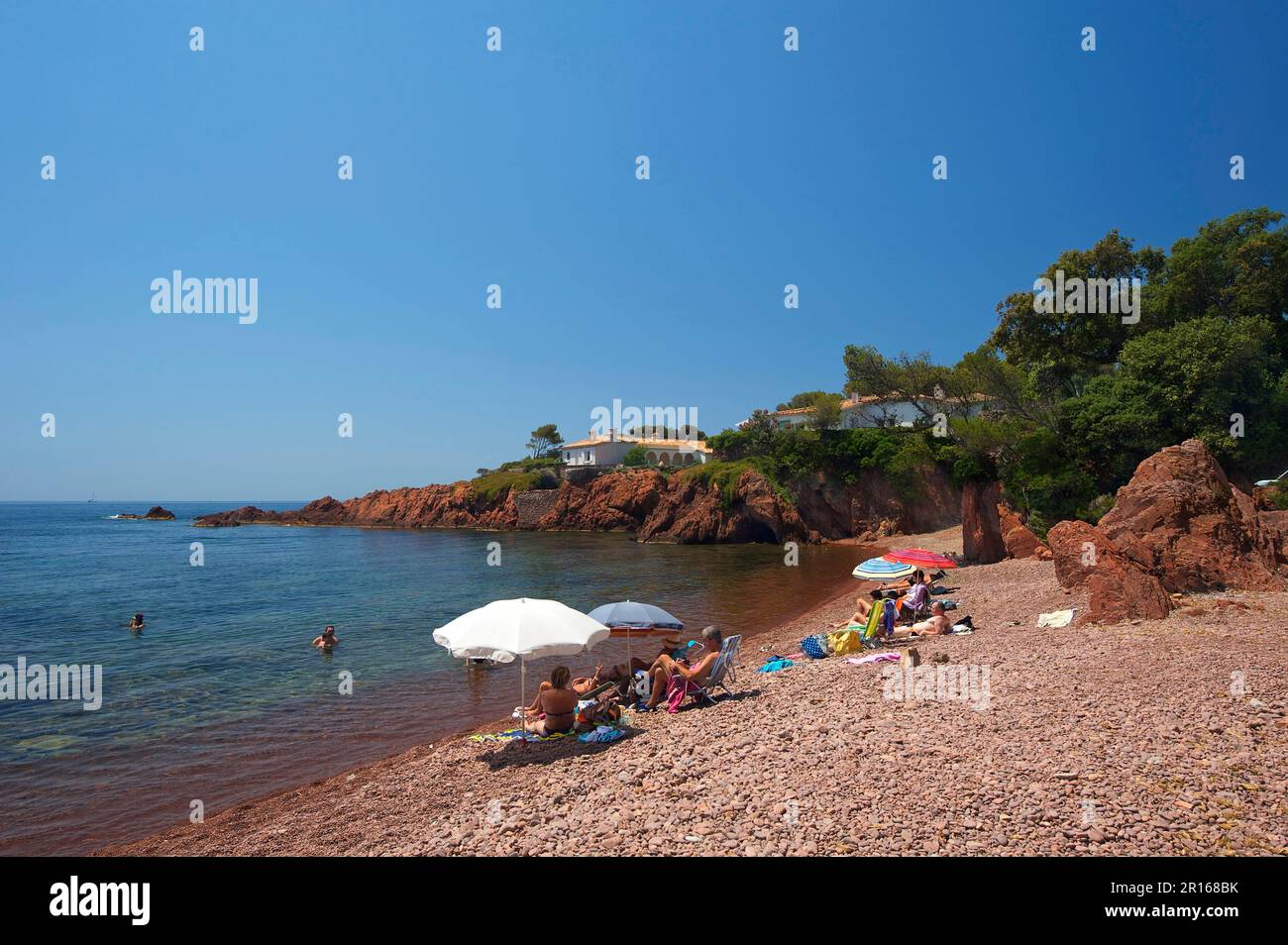 Corniche de l'Esterel, Esterel Mountains, French Riviera, Provence ...