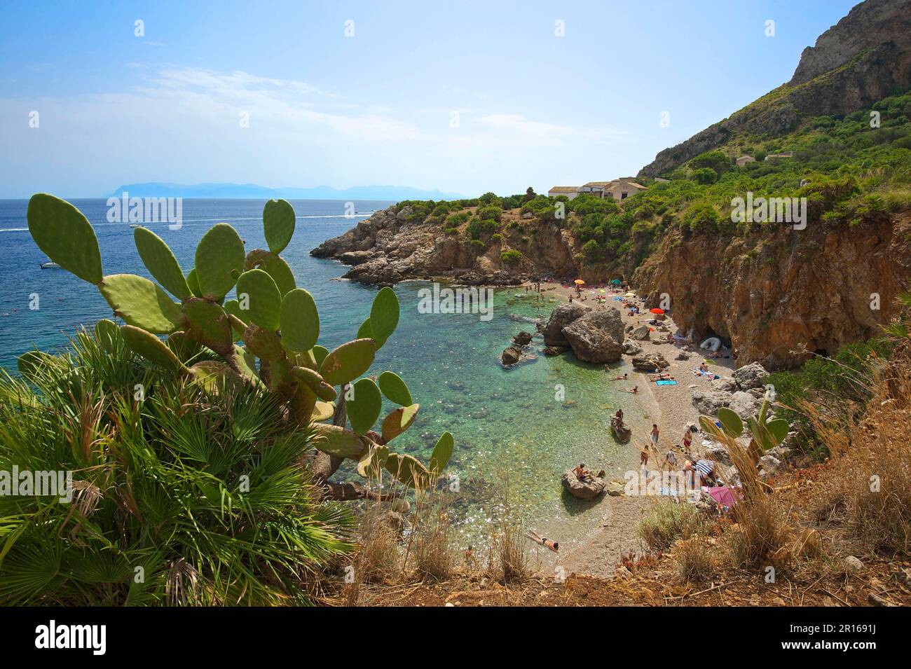 Beach cove, Riserva Naturale dello Zingaro, San Vito lo Capo, Trapani ...
