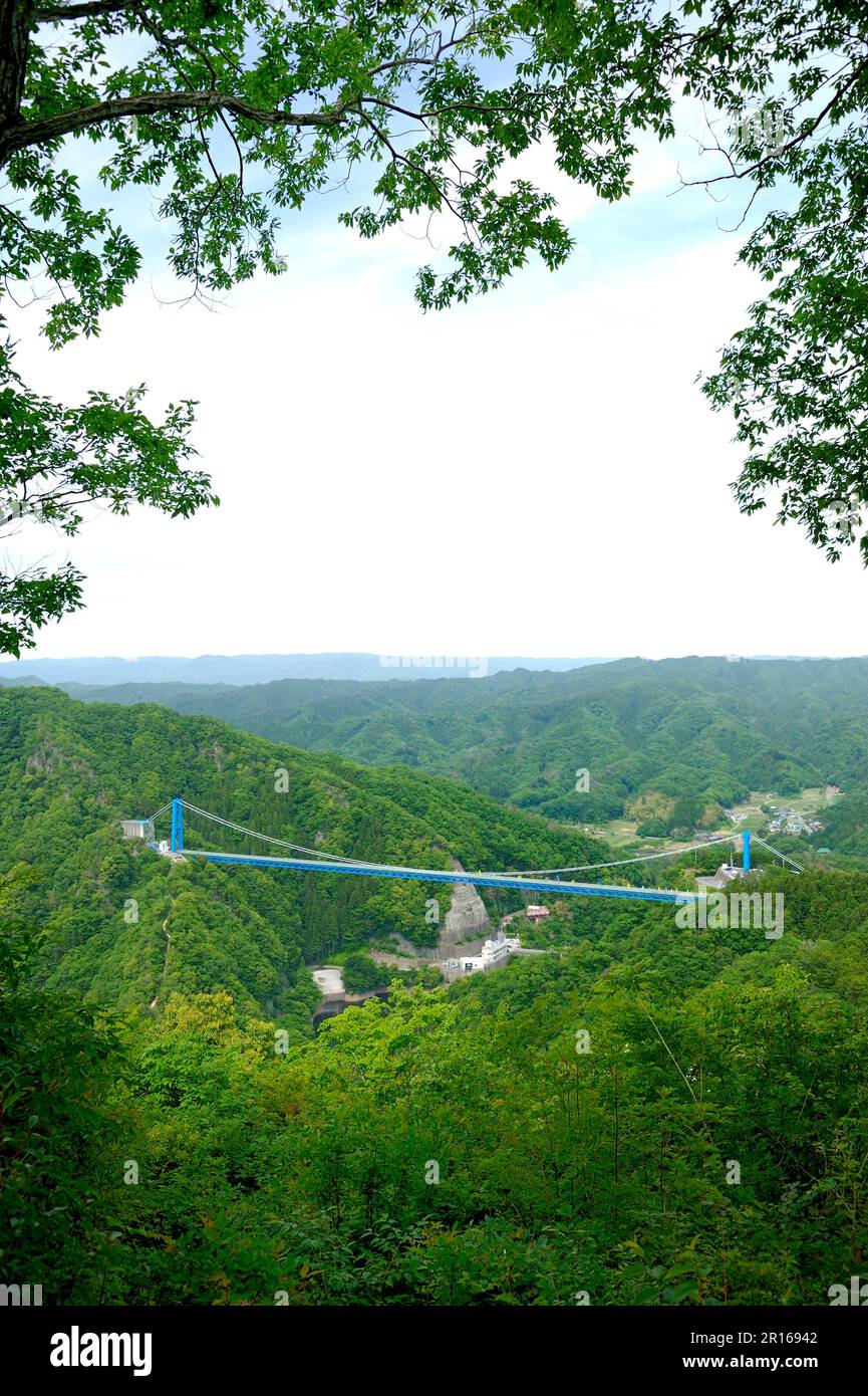 Ryujin big suspension bridge hi-res stock photography and images - Alamy