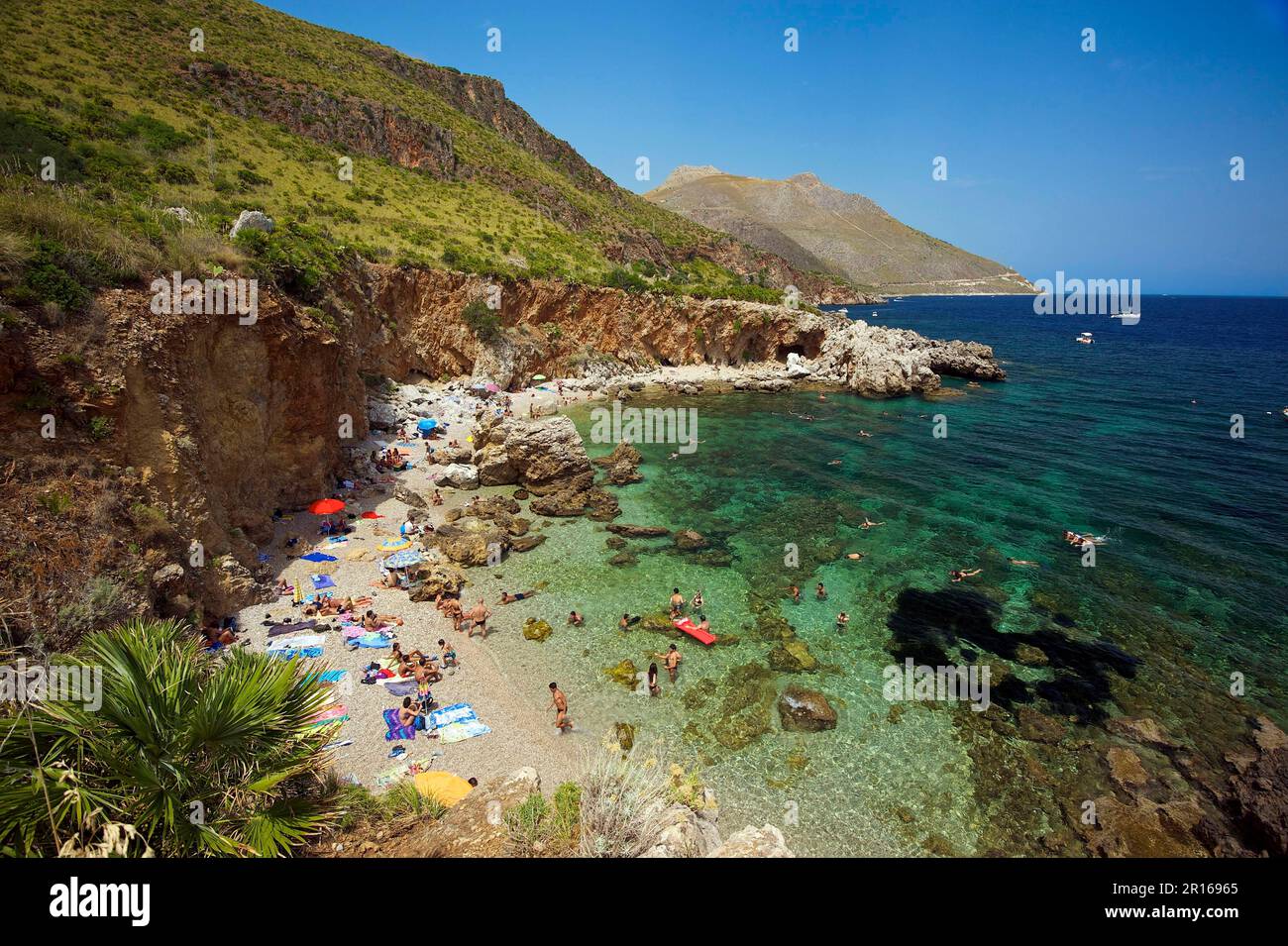 Beach cove, Riserva Naturale dello Zingaro, San Vito lo Capo, Trapani ...