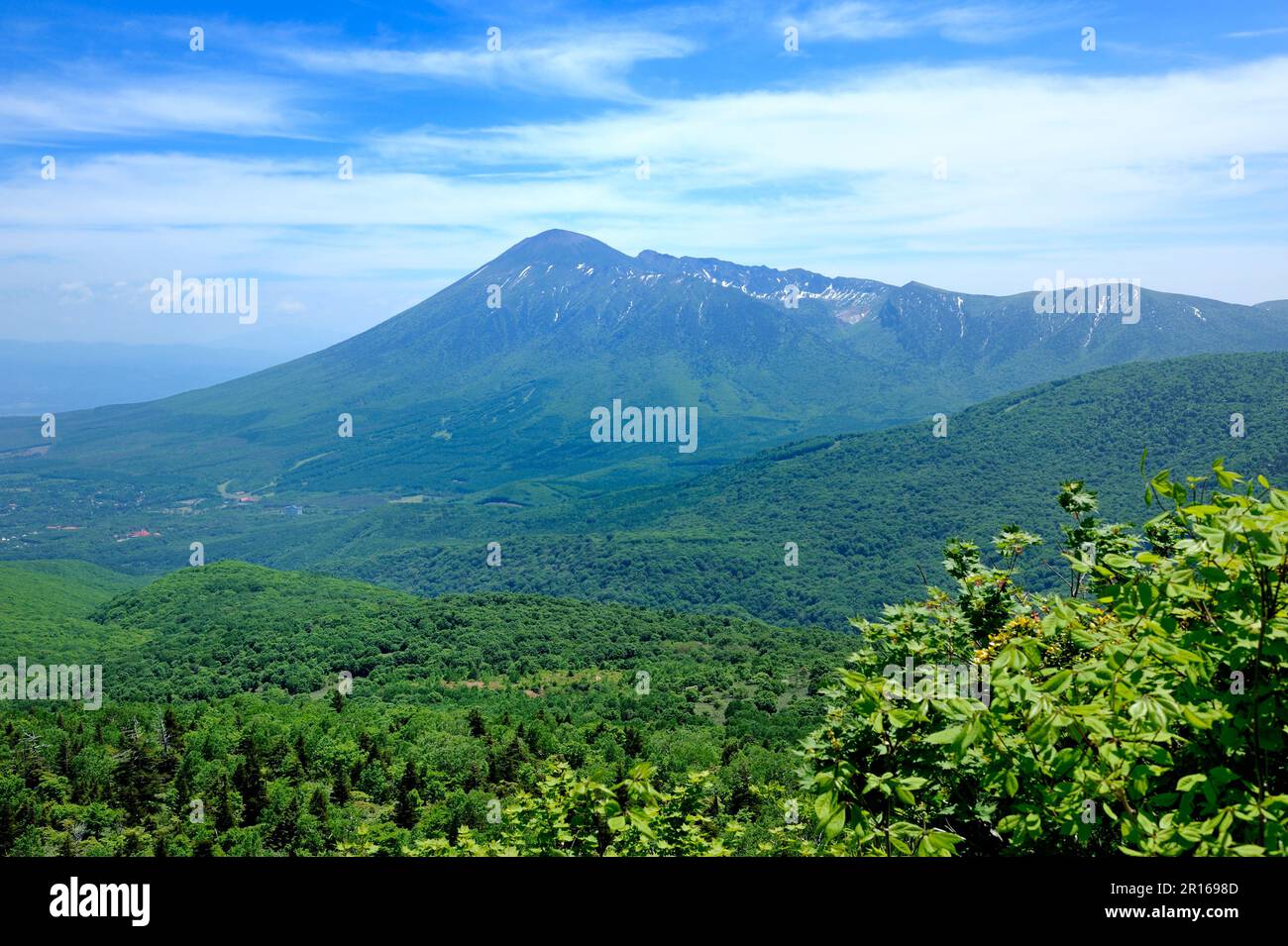 Mt.Iwatesan from Aspite Line Stock Photo - Alamy