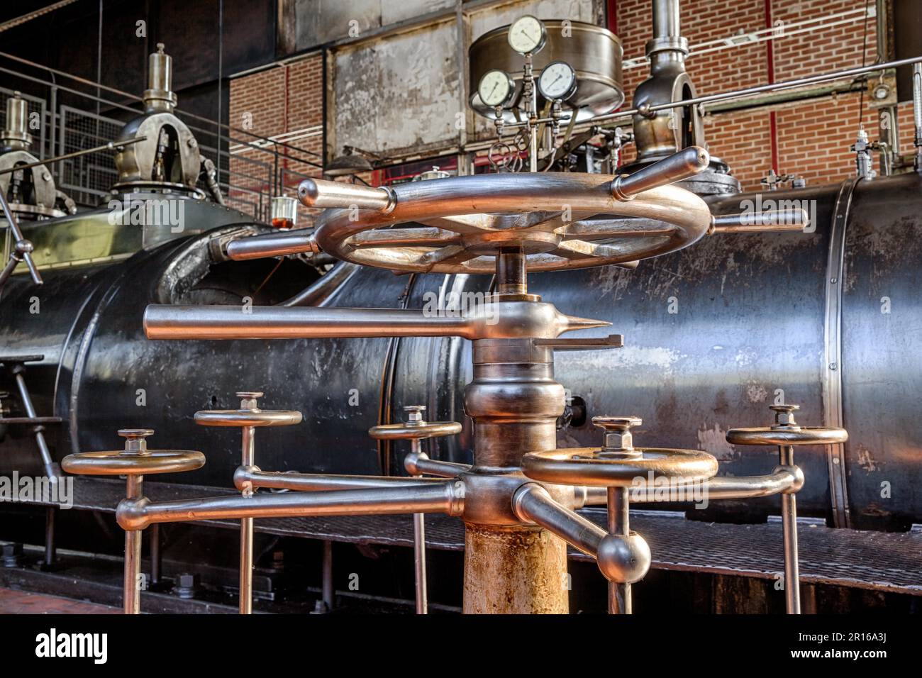 Thale Ironworks Museum Steam Engine No. 7 Stock Photo - Alamy