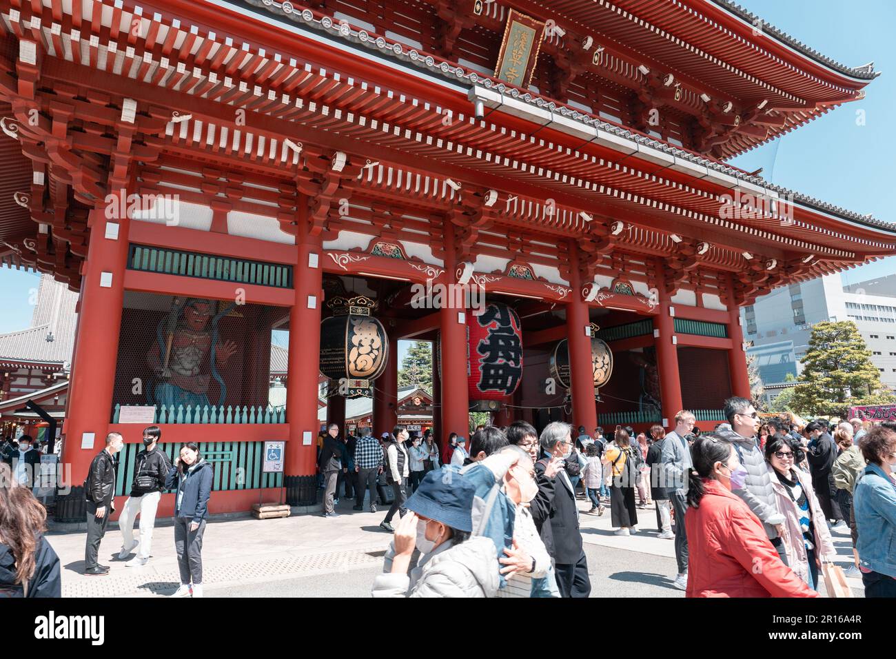 TOKYO, JAPAN - APRIL 9, 2023: White heron dance parade in Sensoji ...