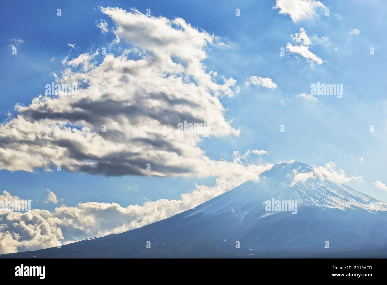 Sun and Mount Fuji Stock Photo - Alamy