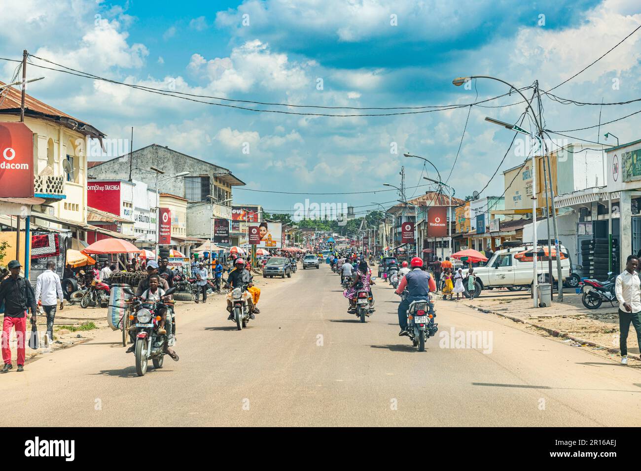 Colonial center, Kisangani, DR Congo Stock Photo - Alamy
