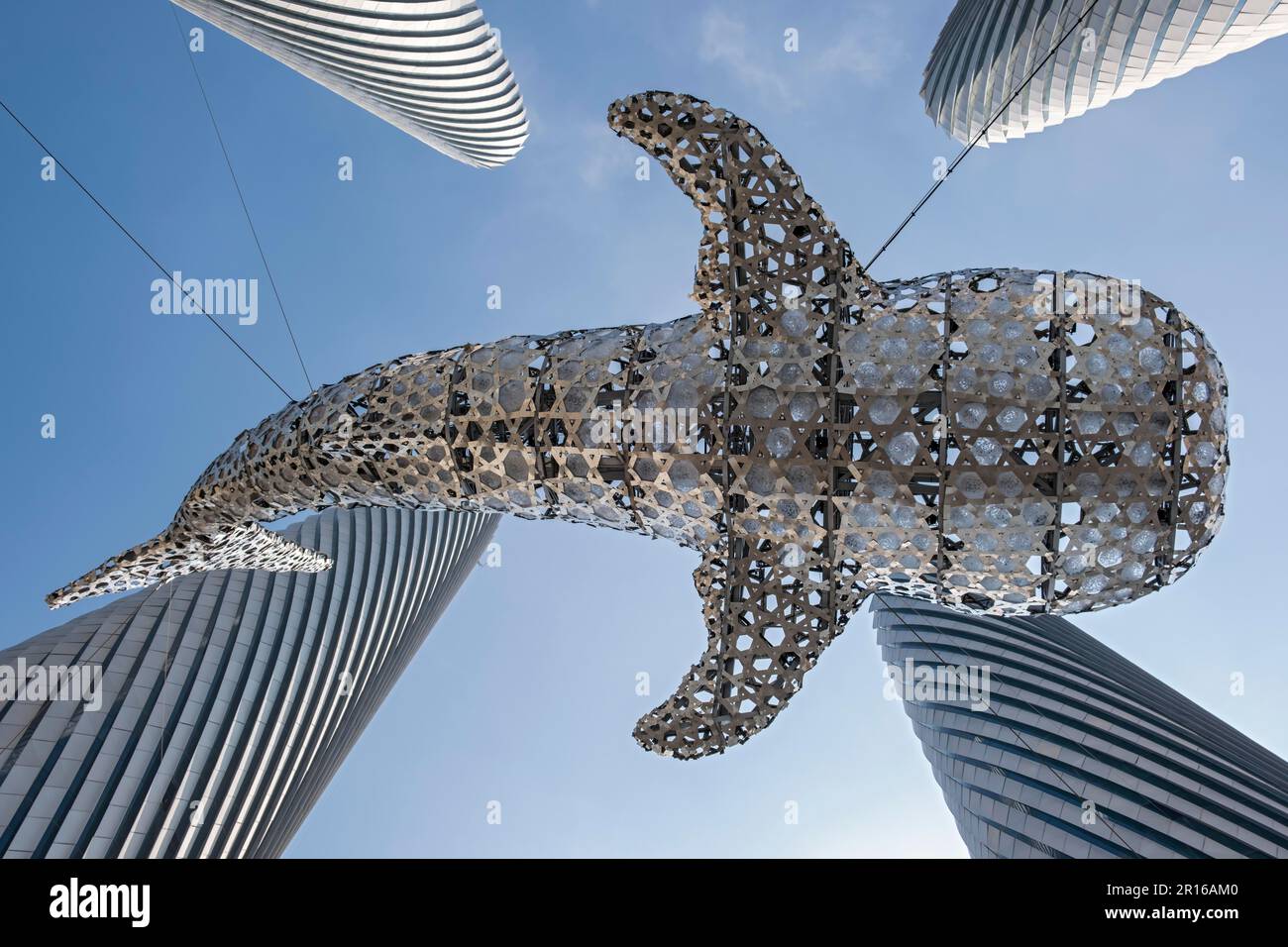 Al Nehem Whale Sark Installation, Lusail Plaza Complex, Doha, Qatar ...