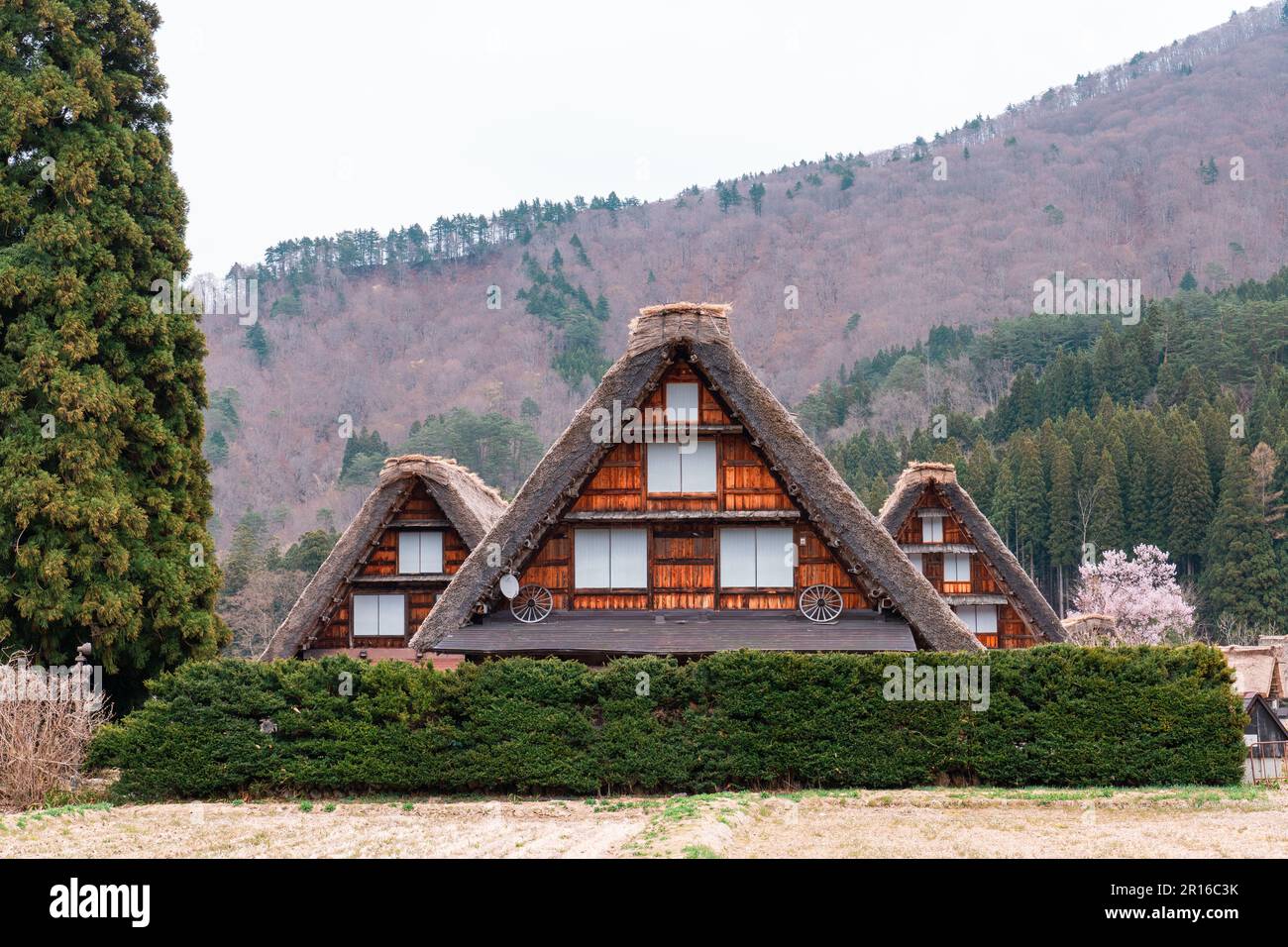 SHIRAKAWA, JAPAN - APRIL 5, 2023: Shirakawago Village World Heritage in ...
