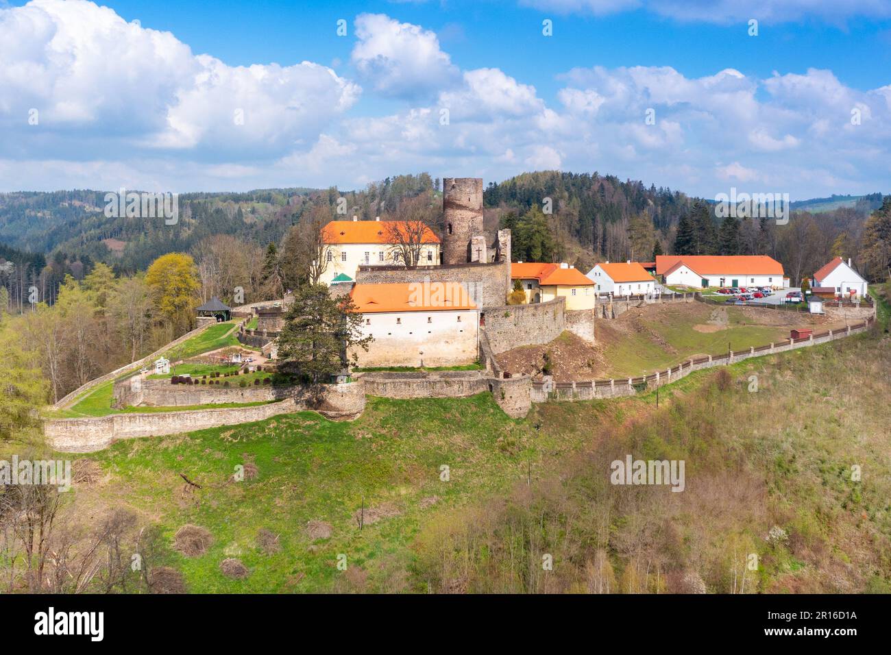 Hrad a podhradí Svojanov, Pardubický kraj, Morava, Ceska republika ...