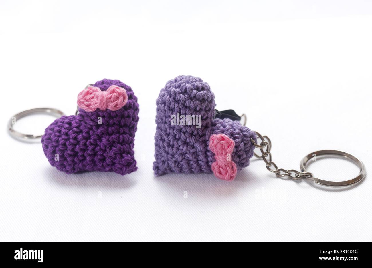 Purple heart on light Cut Out Stock Images & Pictures - Alamy