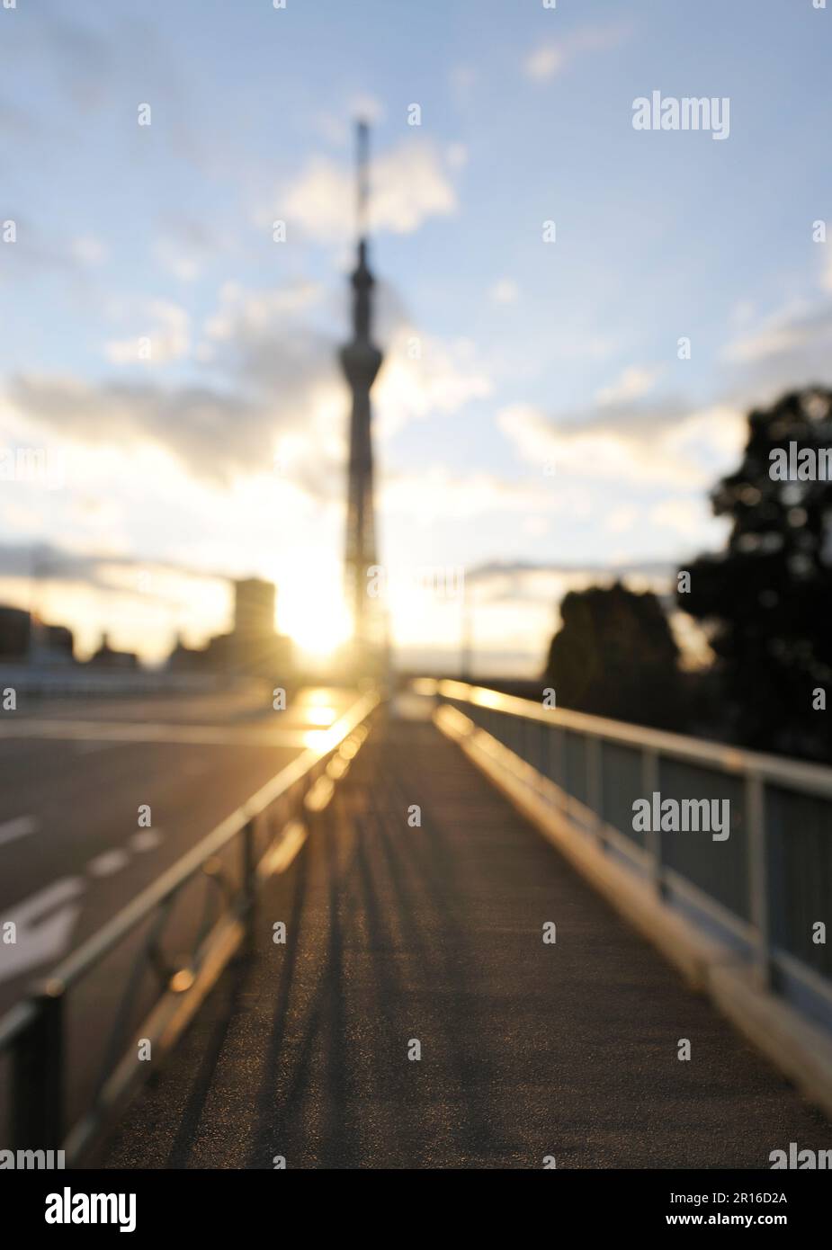 Tokyo Sky Tree and Kototoi Bridge Stock Photo - Alamy