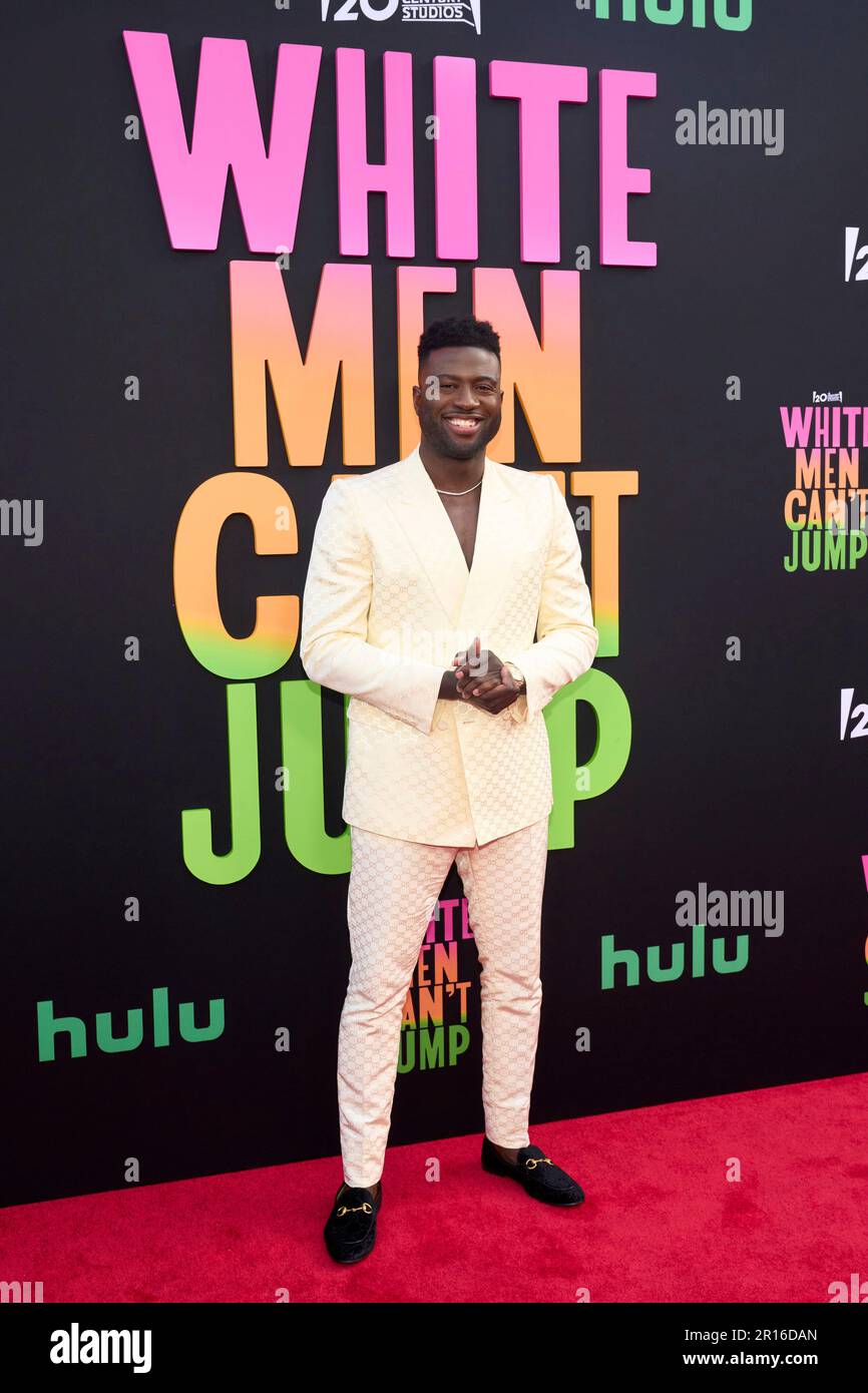 Sinqua Walls arrives for the premiere of "White Men Can't Jump" on ...