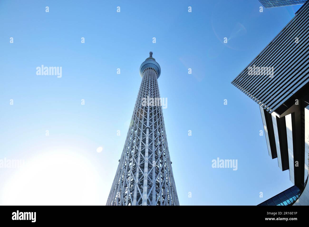 Tokyo Sky Tree from the bottom Stock Photo - Alamy