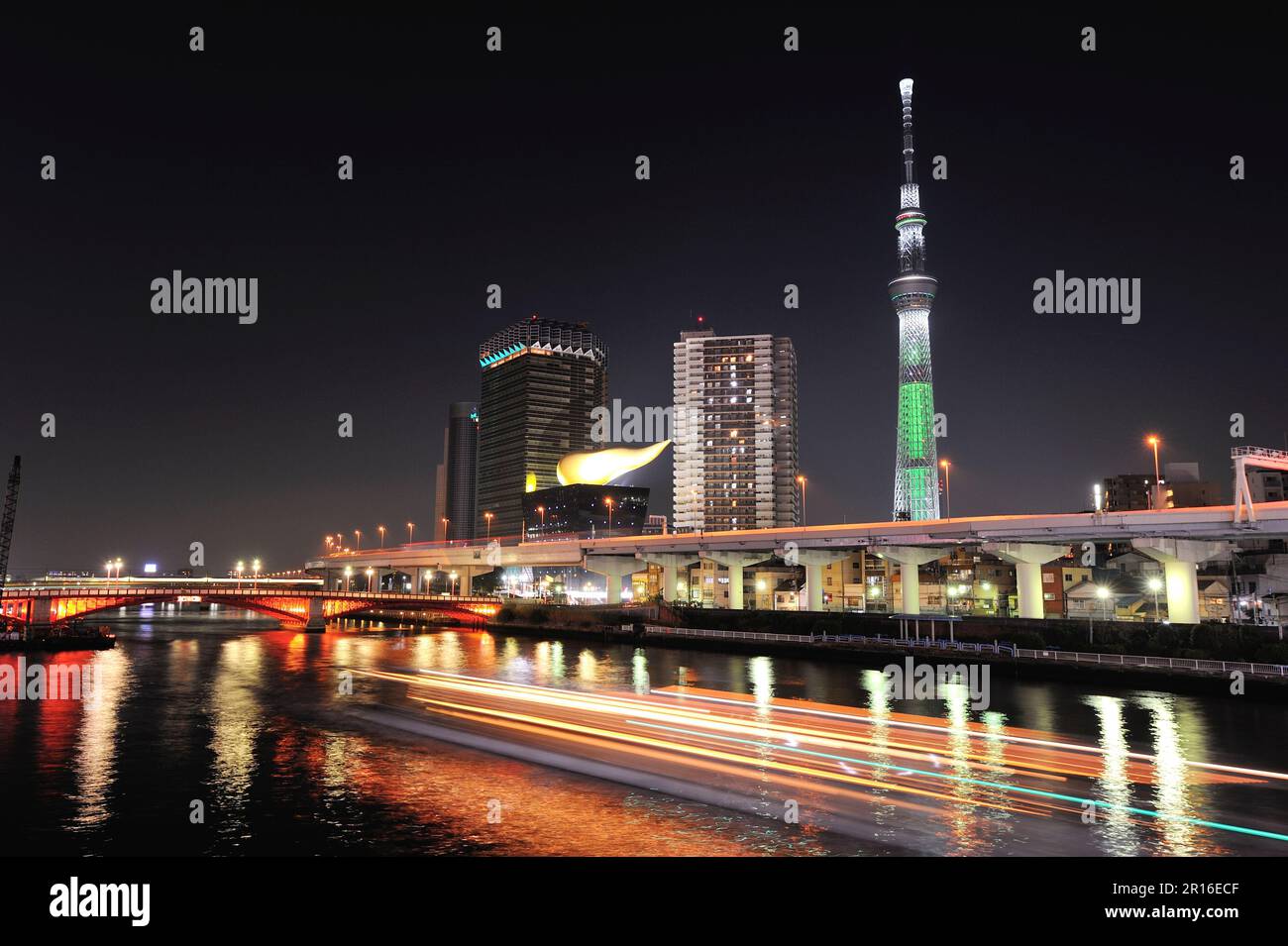 Tokyo sky tree “white tree” from Komagata bridge Stock Photo - Alamy