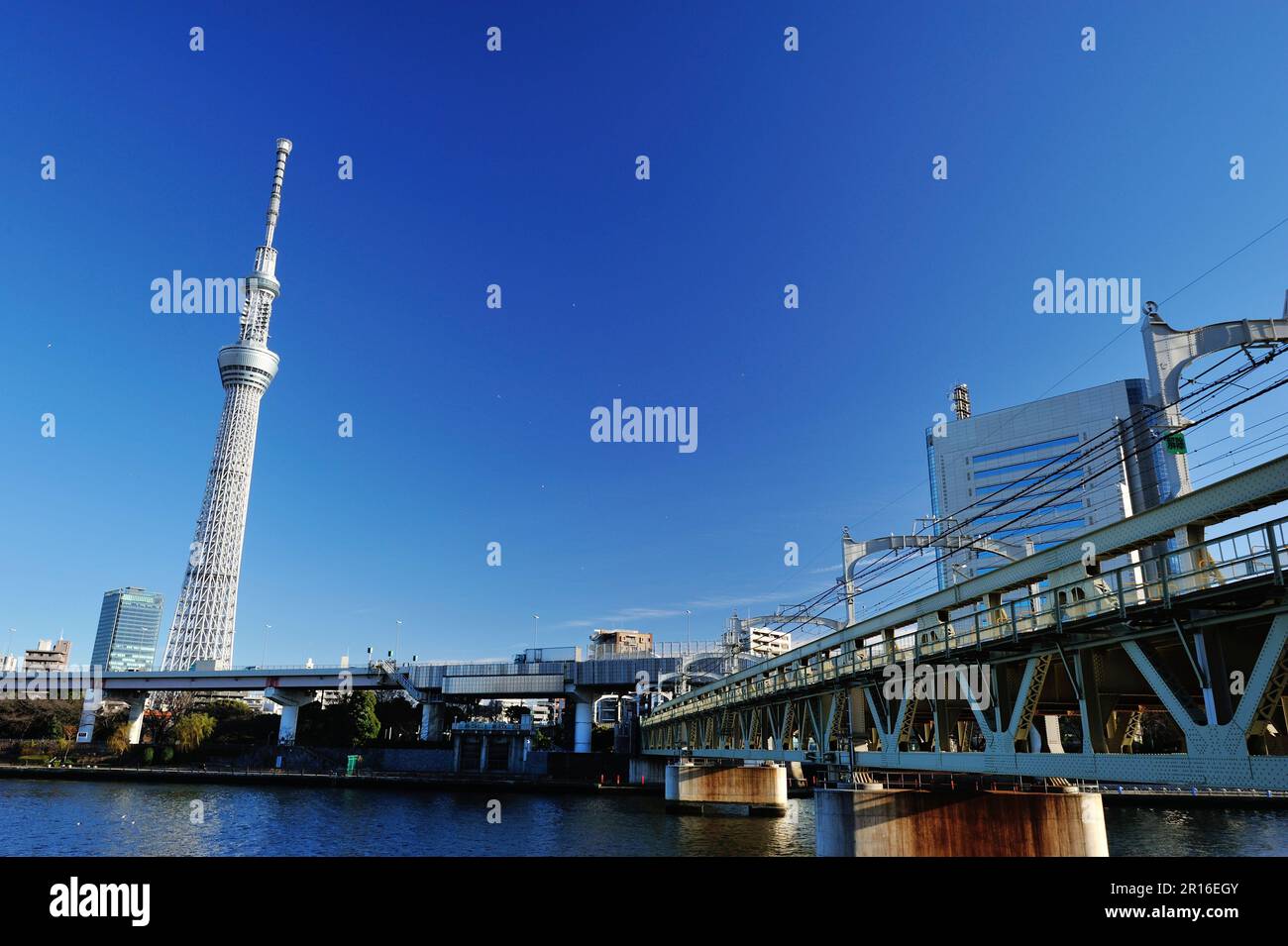 Tokyo sky tree and Tobu sky line Stock Photo - Alamy
