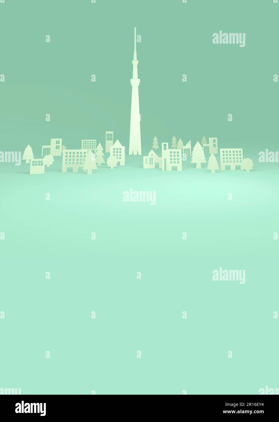 Sky tree and street Stock Photo - Alamy