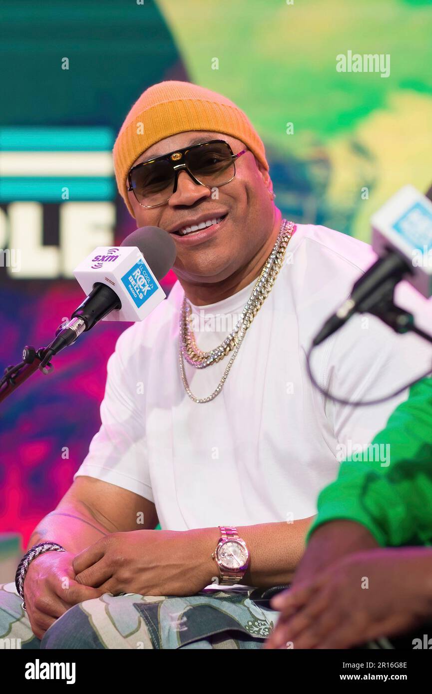 Rapper LL Cool J appears on stage at the new Sirius XM Miami Studios on ...