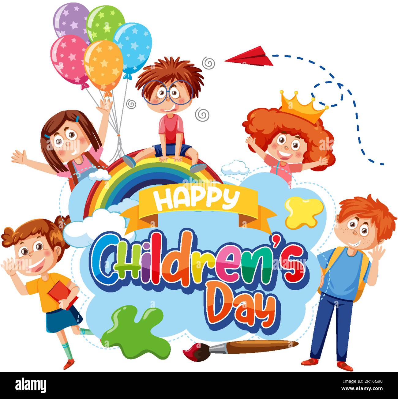 Isolated children's day icon illustration Stock Vector Image & Art - Alamy