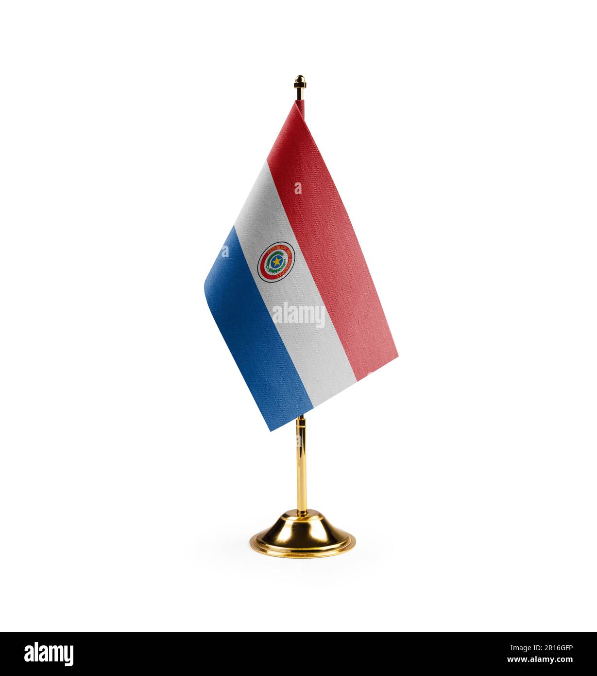 Small national flag of the Paraguay on a black background Stock Photo ...
