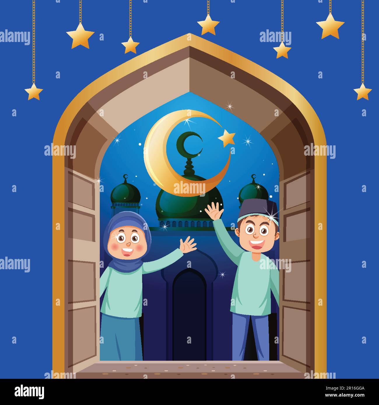 Mosque woman Stock Vector Images - Alamy