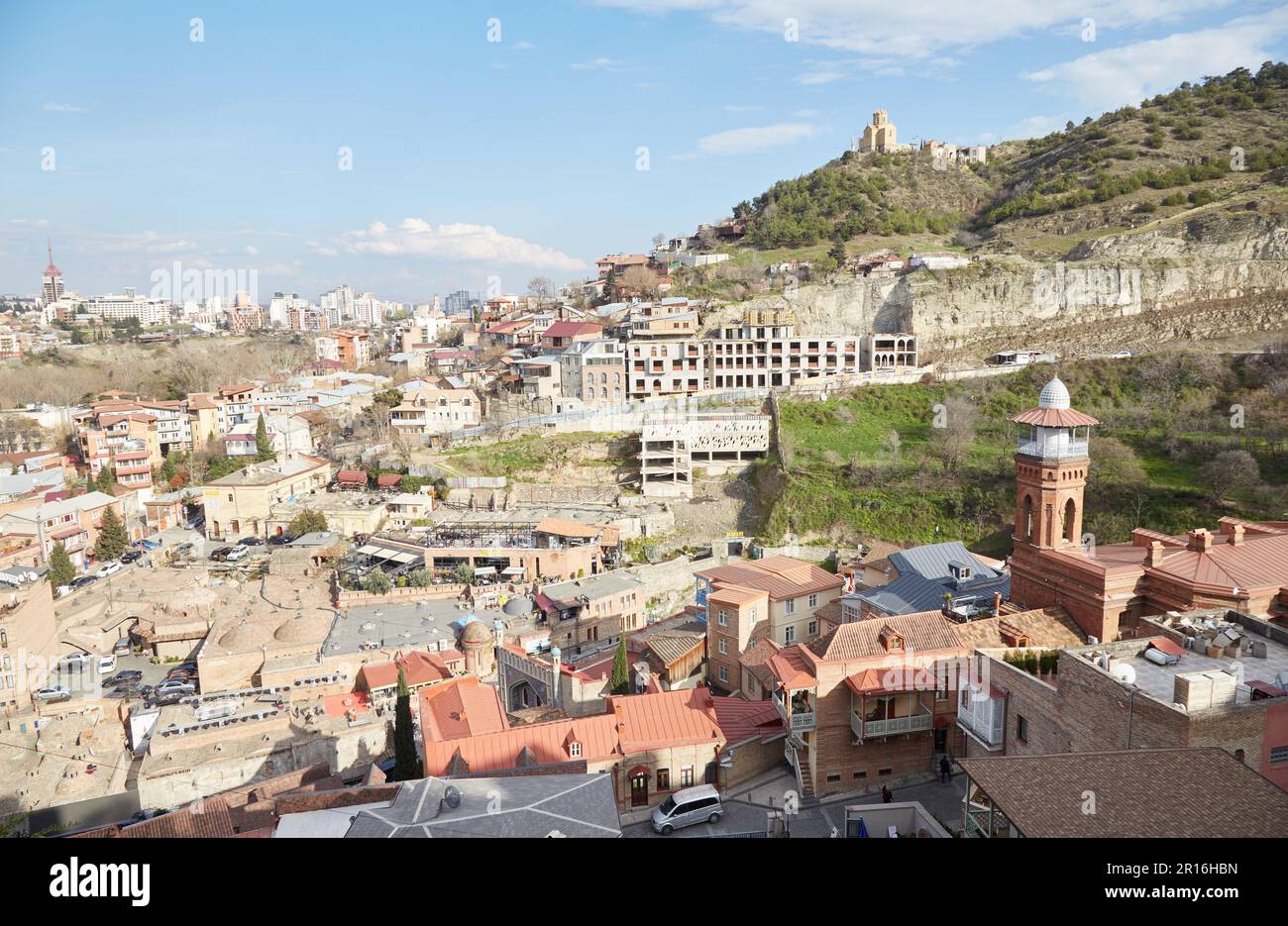 Old Tbilisi, the historic district of Georgia's bustling capital city ...