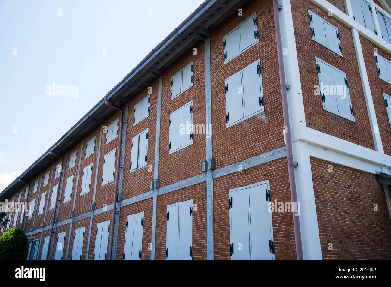Tomioka silk mill cocoon warehouse Stock Photo - Alamy