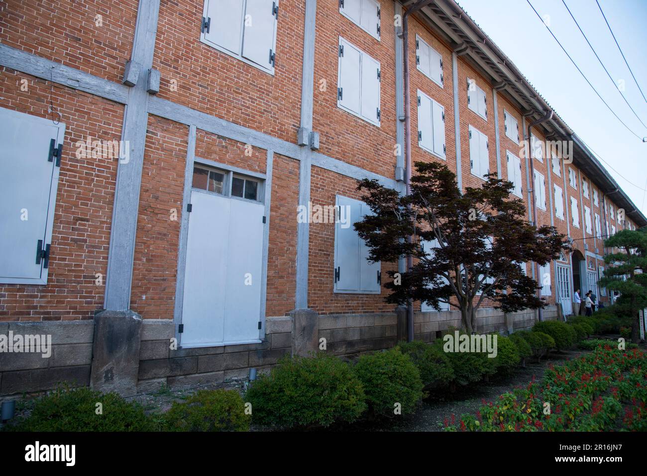 Tomioka silk mill cocoon warehouse Stock Photo - Alamy