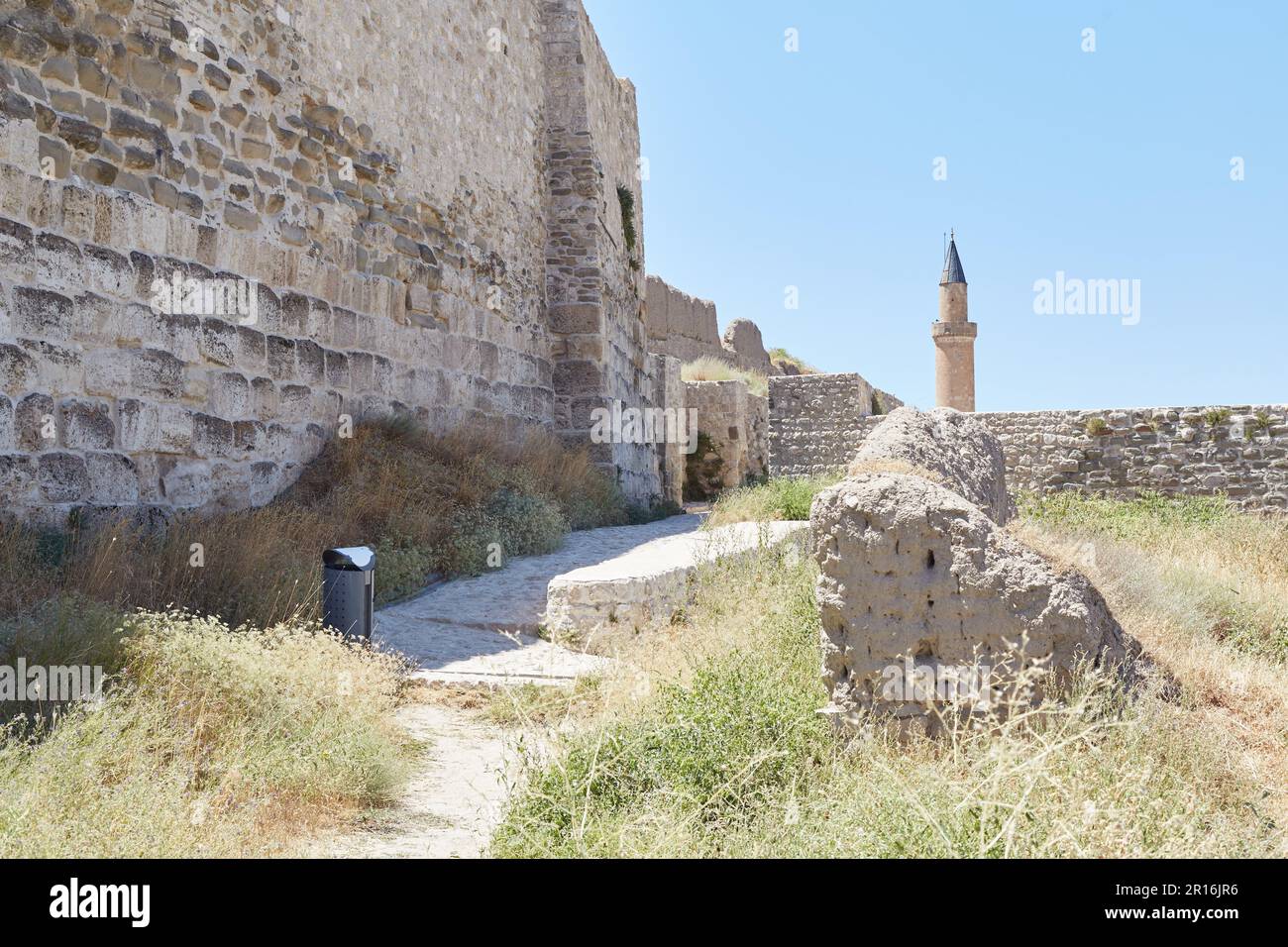 Van Castle in Van, Turkey was the headquarters of the Urartians, a ...