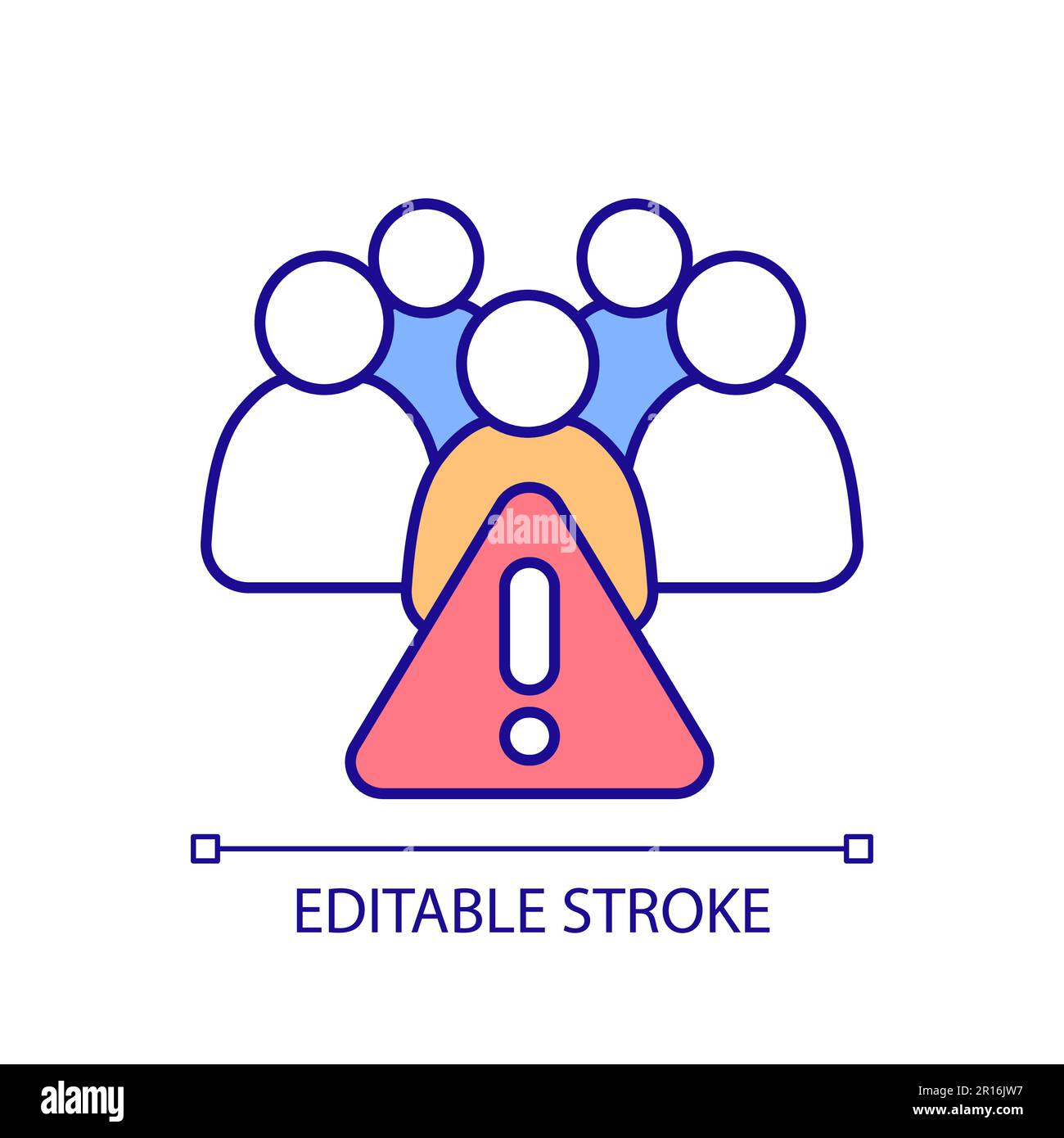 Human overpopulation RGB color icon Stock Vector Image & Art - Alamy