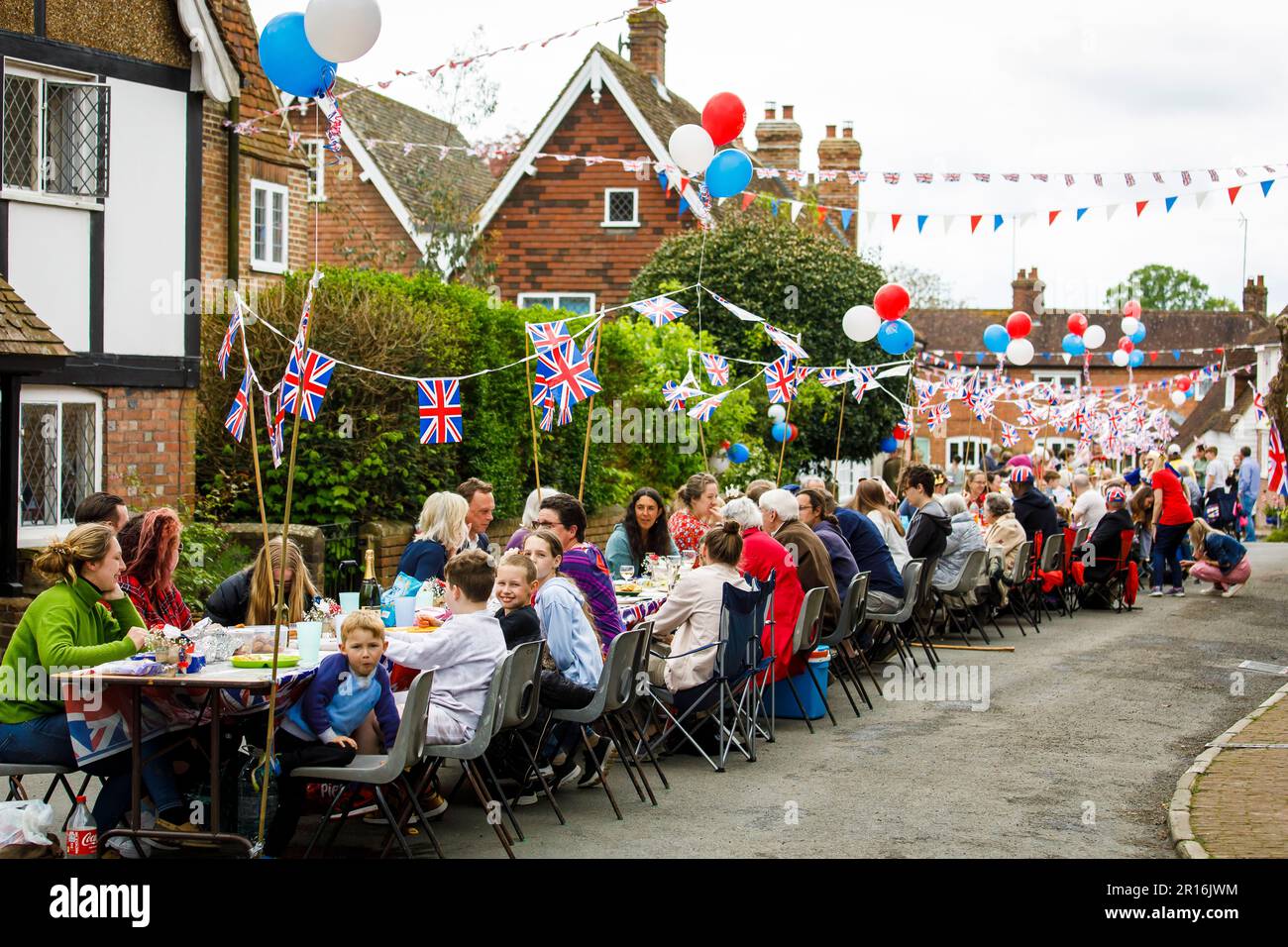Village party coronation hi-res stock photography and images - Alamy