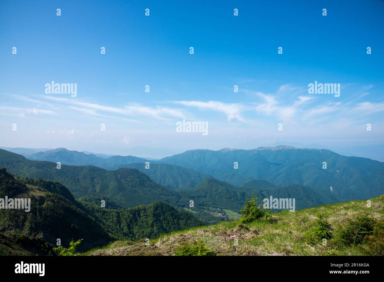 Summer landscape japanese alps hi-res stock photography and images - Alamy