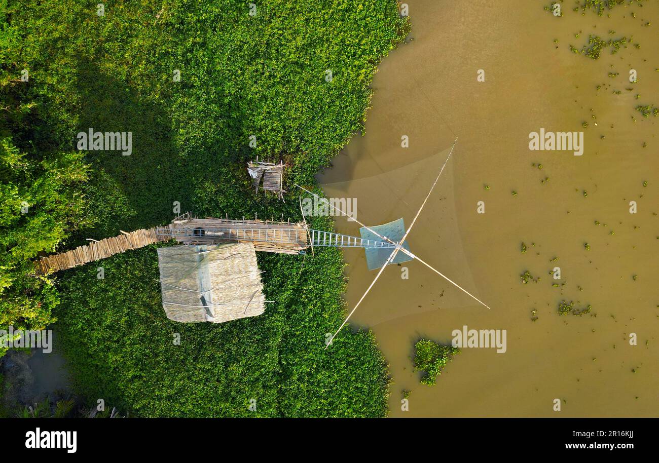 Philippines fisherman aerial view hi-res stock photography and images ...