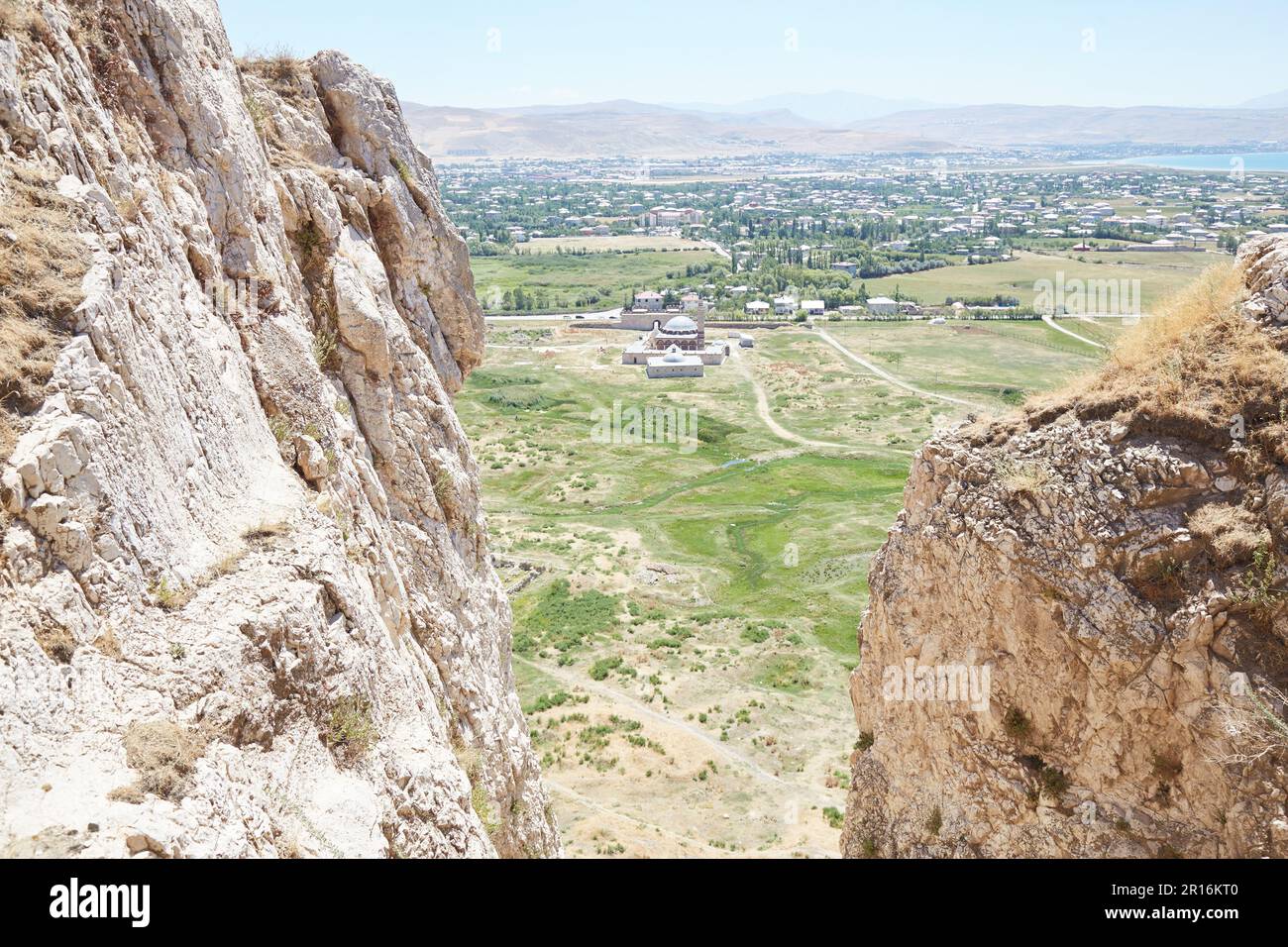 Van Castle in Van, Turkey was the headquarters of the Urartians, a ...