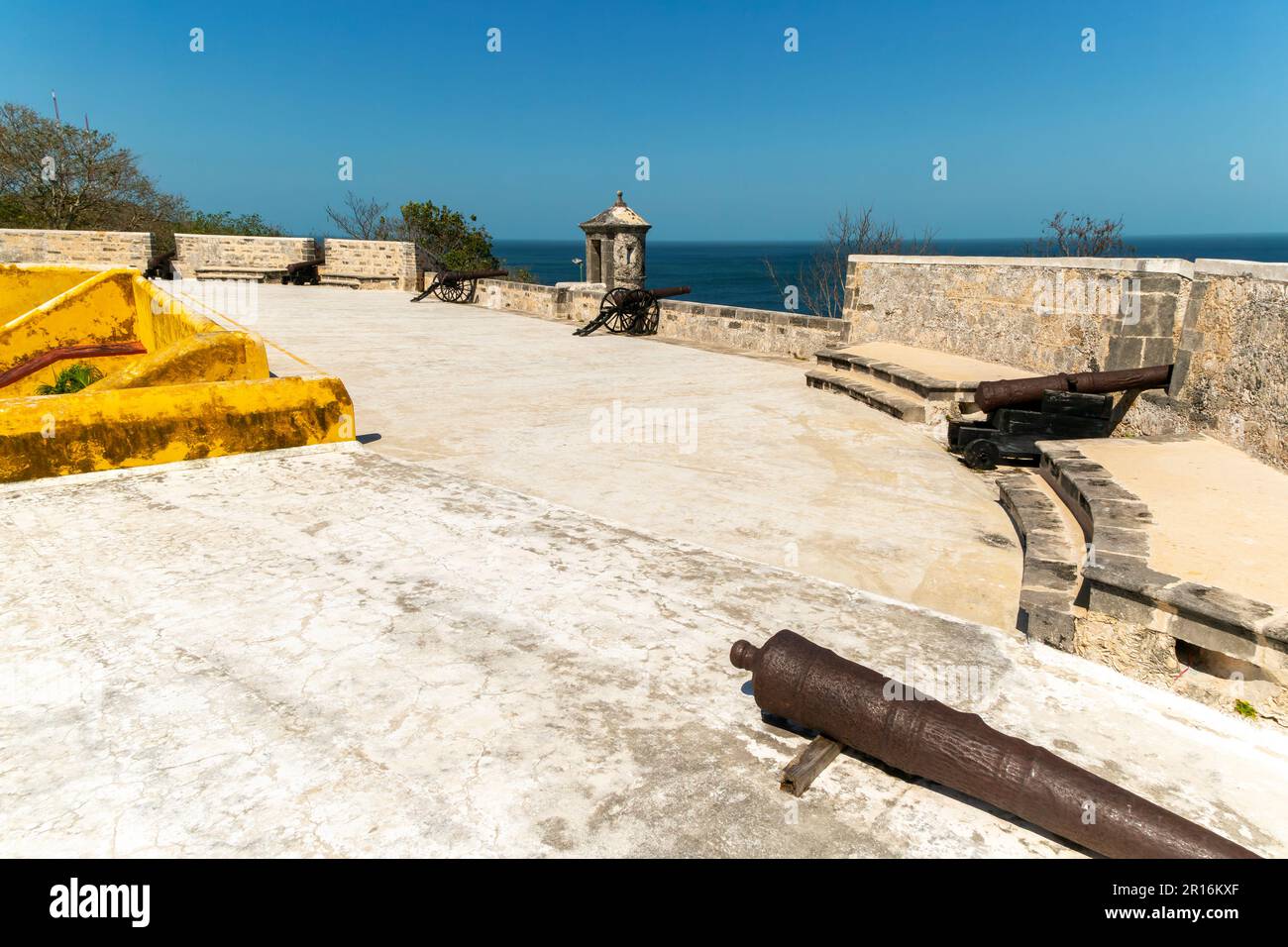 Spanish colonial military architecture, Fort San Jose el Alto, Campeche ...