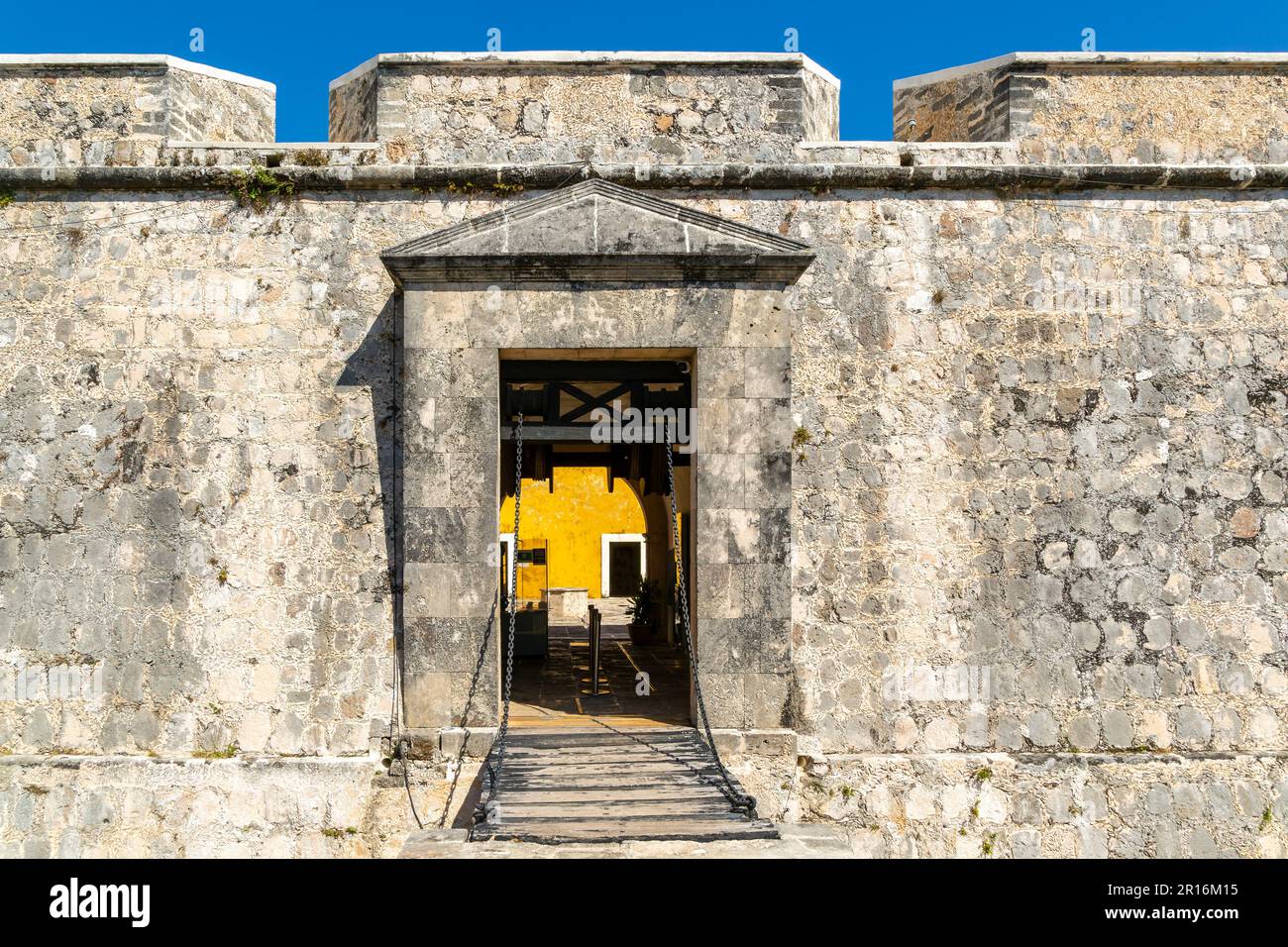 Spanish colonial military architecture, Fort San Jose el Alto, Campeche ...