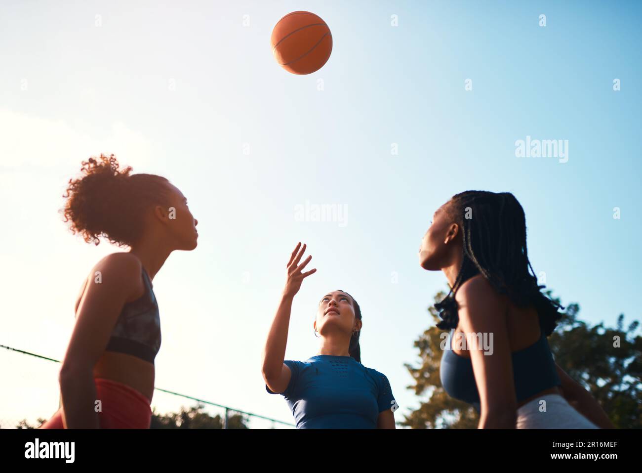 May the best team win. a diverse group of sportswomen playing a ...